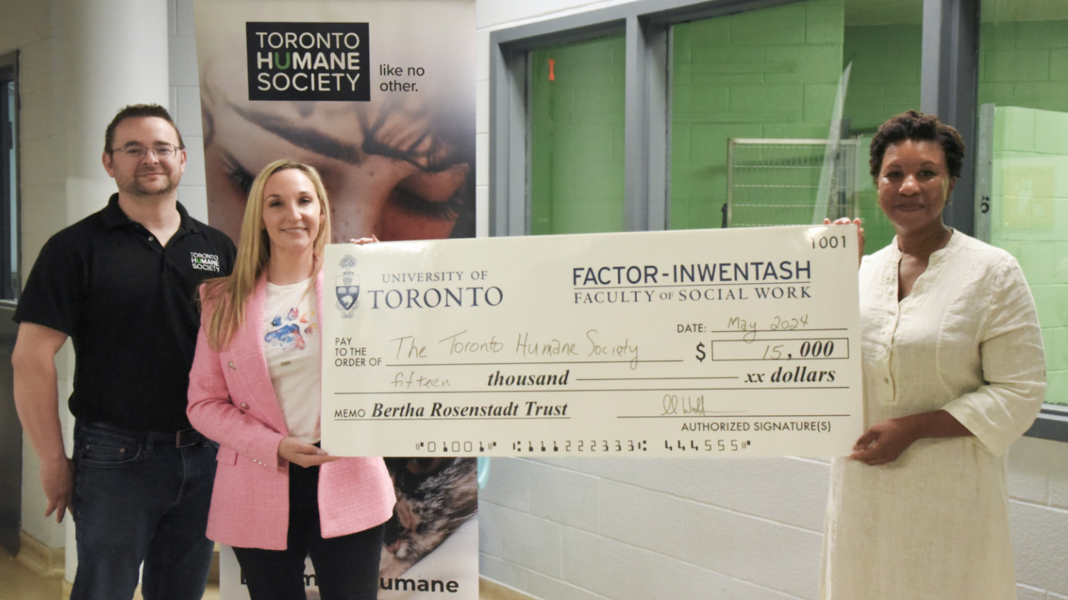 Toronto Humane Society Receives $15,000 Grant from University of Toronto for Innovative ...